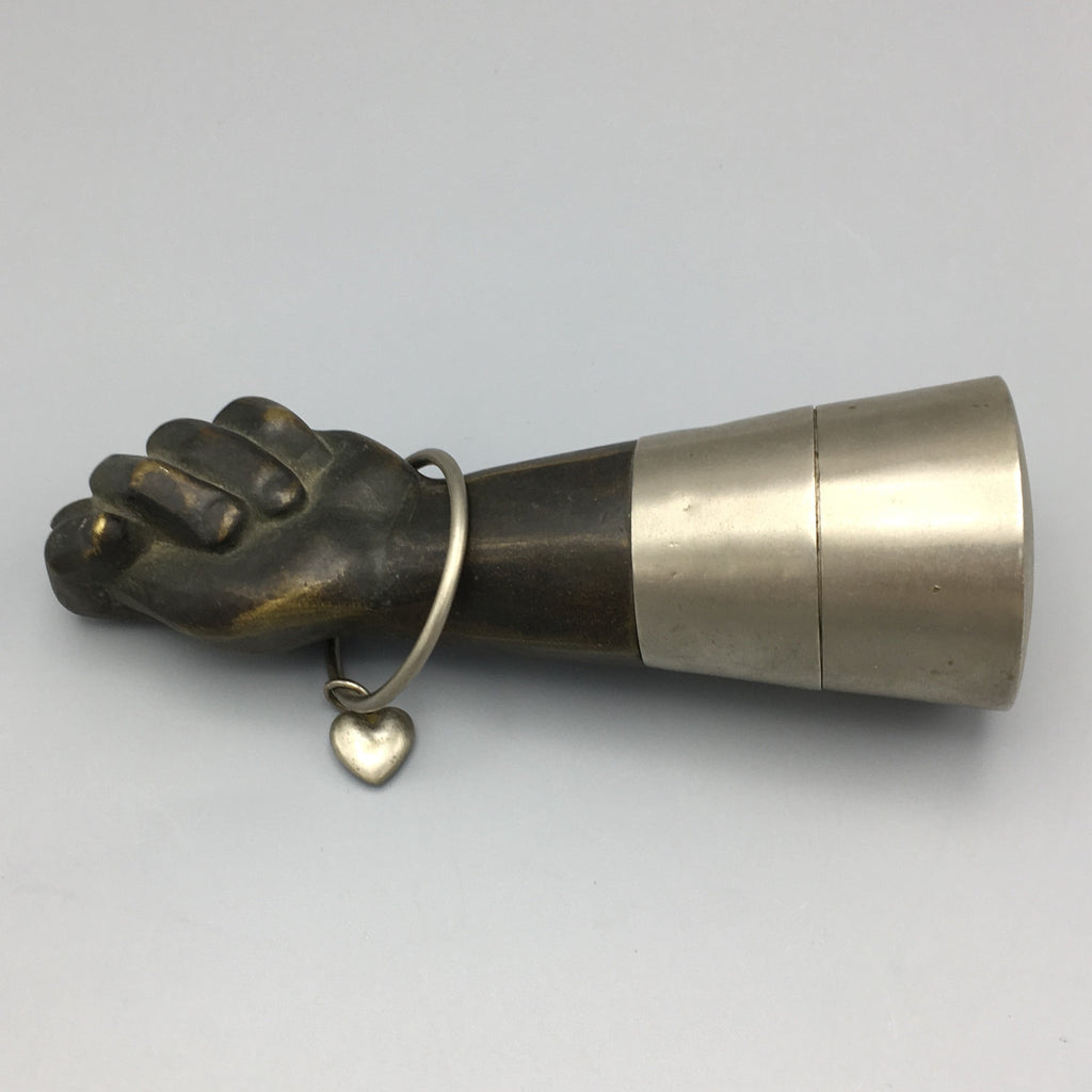 Carl Aubock Large Bronze Lighter for Saks Signed Mid Century Modern ...